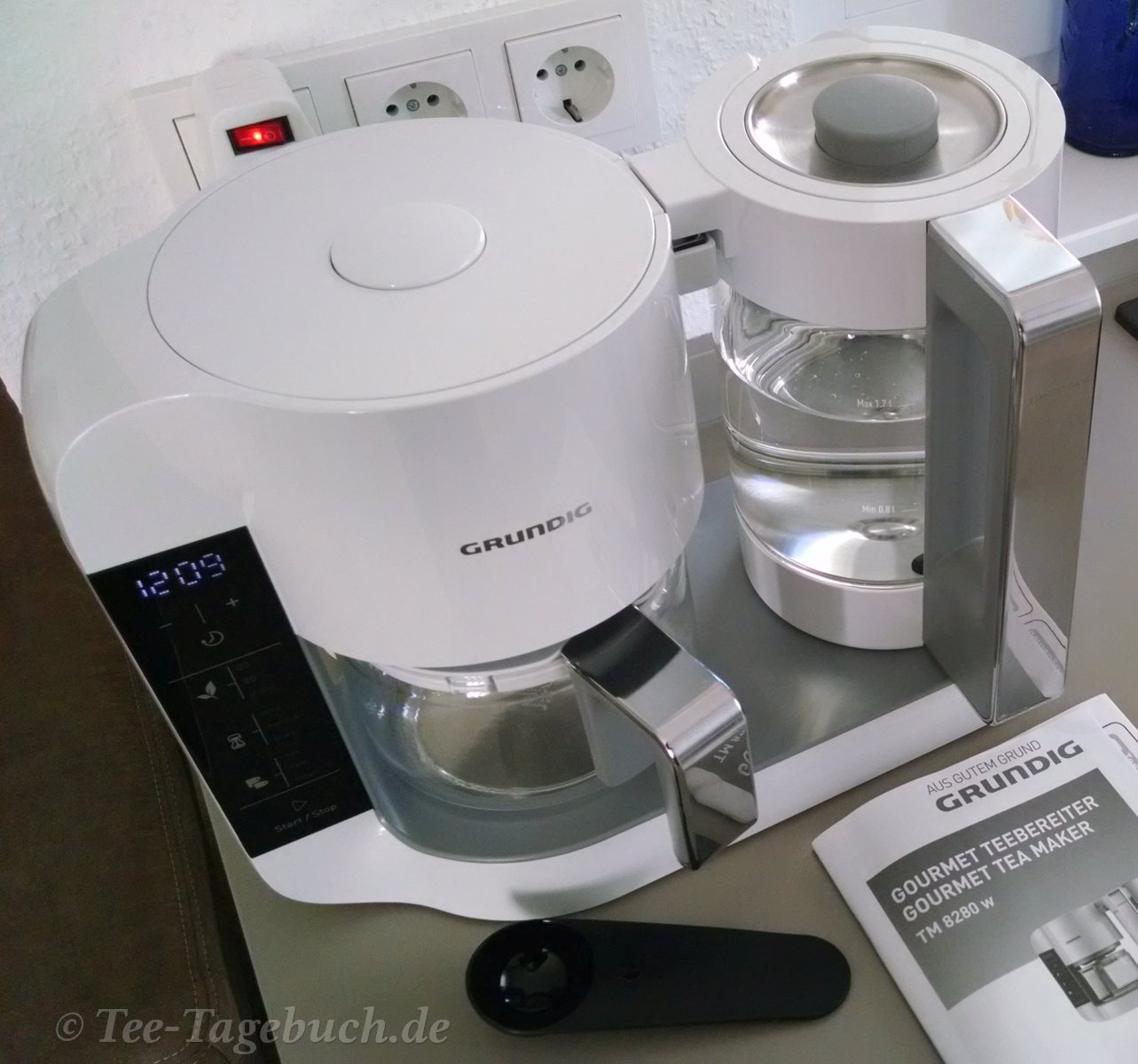 Teemaschinen-Test: Grundig Teebereiter TM 8280 W - Tee-Suche.de